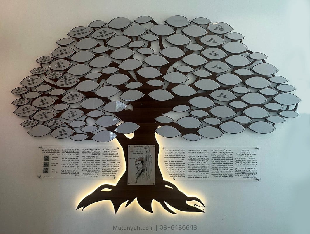 Golani commemorative tree - Matanya - build a house for your community